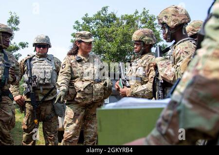 Sgt. 1st Class Rocio Lucero, an observer coach/trainer for 3rd ...