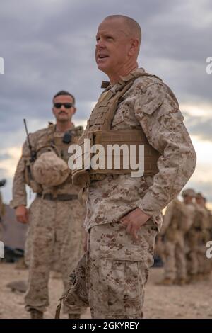 Maj. Gen. Michael Fahey, Commanding General of 4th Marine Division ...