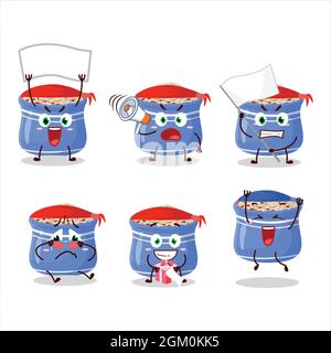 Mascot design style of sesame seeds character as an attractive ...