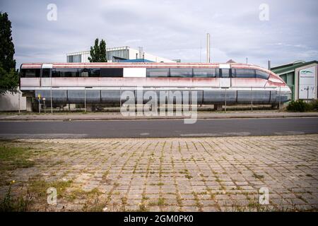 Lathen, Germany. 30th July, 2021. A memorial stone stands next to the ...