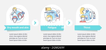 Dehydration brochure template Stock Vector Image & Art - Alamy