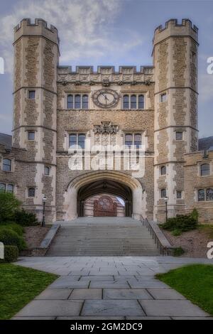 Princeton University Blair Hall V - A view to the Collegiate Gothic ...