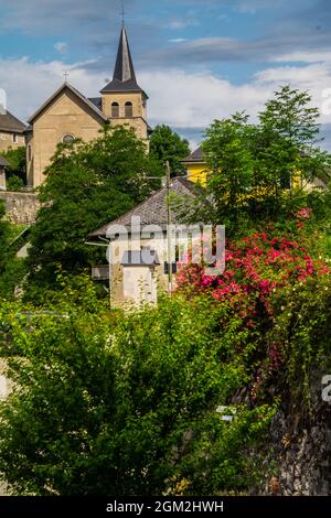 le chatelard in savoie in france Stock Photo - Alamy