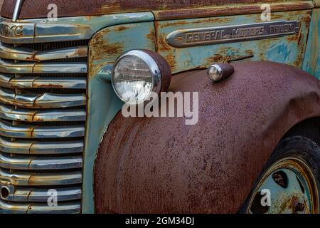 Old rusty truck in Nelson Nevada ghost town Stock Photo - Alamy