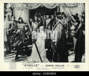 MICHEAL MACLIAMMOIR, SUZANNE CLOUTIER, THE TRAGEDY OF OTHELLO, 1952 Stock Photo - Alamy