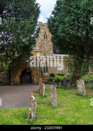 Exterior of the church of St Luke, Duston, Northampton, UK; earliest ...
