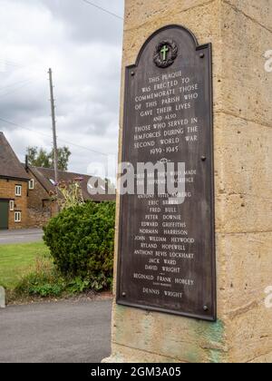 The war memorial, Duston, Northamptonshire, England, UK Stock Photo - Alamy
