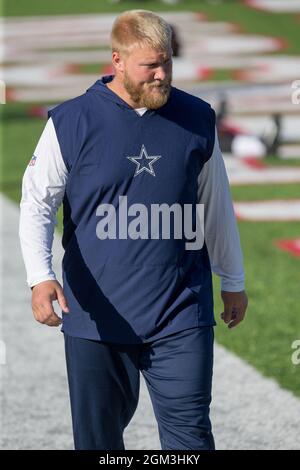 Dallas Cowboys center Tyler Biadasz (63) is seen during an NFL football ...