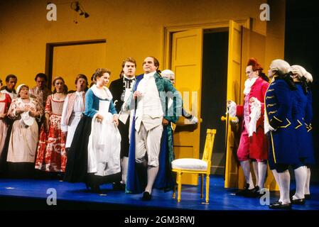 Cathryn Pope (Susanna), Bryn Terfel (Figaro) in FIGARO’S WEDDING at ...