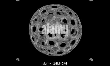 Nanocapsule , nanocarriers . Nanoparticle sphere with evenly ...