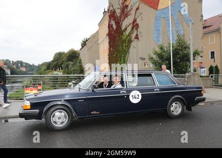 Oliver Kreider bei der 9. Rallye Elbflorenz auf dem Obermarkt. Görlitz, 11.09.2021 Stock Photo ...