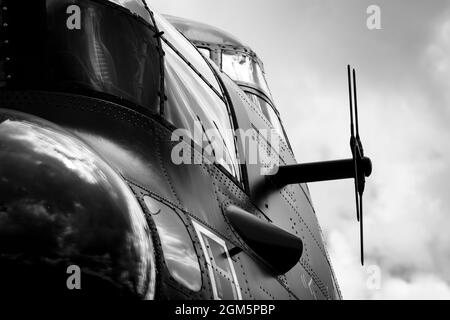 Just Jane nose art - RAF Avro Lancaster BI bomber of WW2 Stock Photo ...