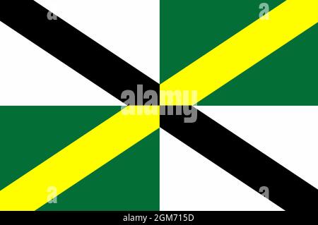 The traditional flag of Monterey City flag California Stock Photo - Alamy