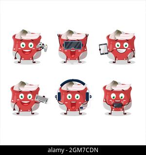 Gamer bay leaf mascot cartoon Stock Vector Image & Art - Alamy