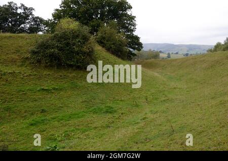 Sycharth remains of a Motte and bailey castle birthplace of Owain ...