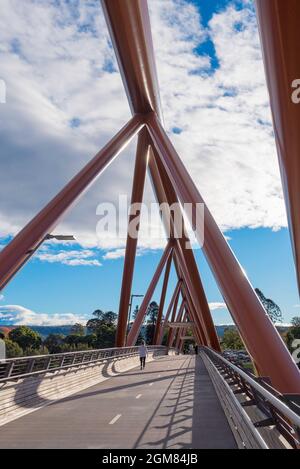Yandhai Nepean Crossing, Nepean River bridge for pedestrians and ...