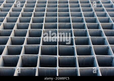 Iron Subway grates on sidewalk of Manhattan in New York City, made ...