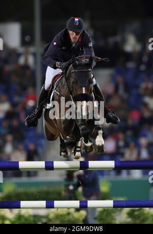 Kevin Staut of France with Visconti du Telman during the De Telegraaf ...