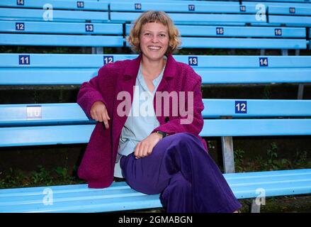 Berlin, Germany. 17th Sep, 2021. Actress Felice Ahrens sits for the ...