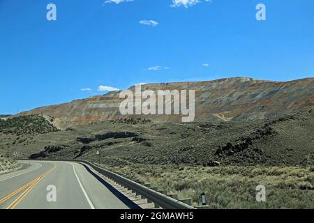 A copper mine in Nevada America Stock Photo - Alamy