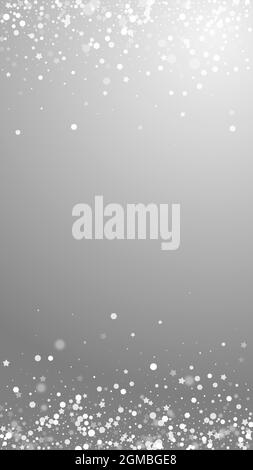 Magic stars Christmas background. Subtle flying snow flakes and stars ...