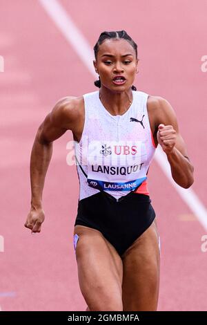 Imani-Lara Lansiquot (Great Britain). 100m Women final. European ...