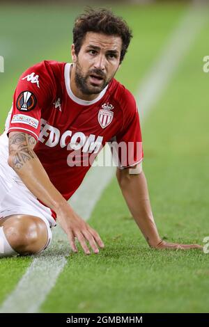 Monaco. 16th September 2021. Cesc Fabregas of AS Monaco during the UEFA ...