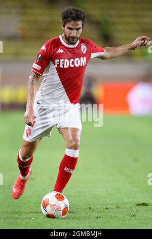 Monaco. 16th September 2021. Cesc Fabregas of AS Monaco during the UEFA ...