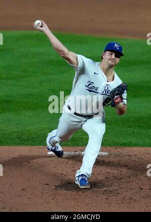 Kansas City, MO, USA. 17th May, 2024. Oakland Athletics starting ...