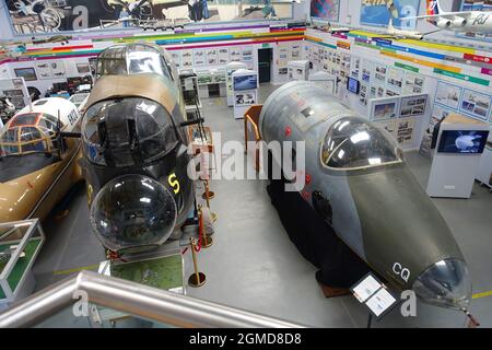 Avro Anson aircraft cockpit Stock Photo - Alamy