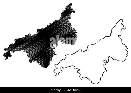 Gulbarga district (Karnataka State, Republic of India, Gulbarga ...