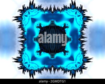 Cyan neon pattern. Seamless aztec pattern. Cute endless ornament ...