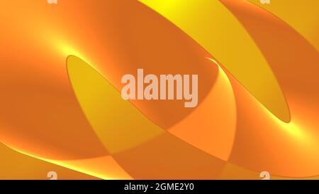 Background abstract 8K red orange gold yellow waves lines curves ...