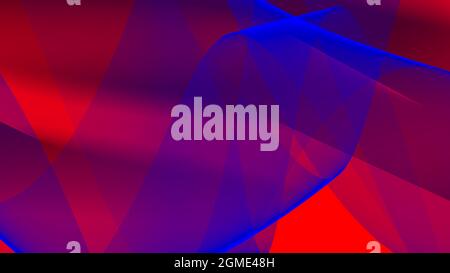 Background abstract 8K red blue yellow white lilac black waves lines ...