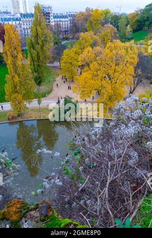 Paris, France, Autumn Park Scenes, Women Walking Away, Fall Colors ...