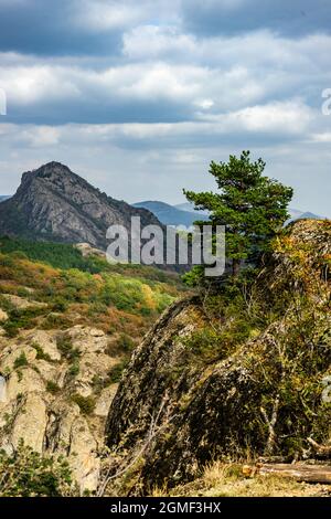 Autumnal landscape of Birtvisi canyon one of the most famous georgian ...