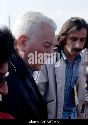 Gregorio López Raimundo (1914-2007), político comunista, en la fiesta ...