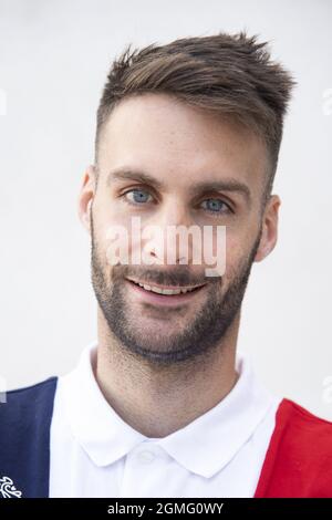 Exclusive. Olympic athlete Valentin Belaud poses for a Portrait Session ...