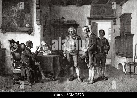 Ancient German Priest Stock Photo - Alamy