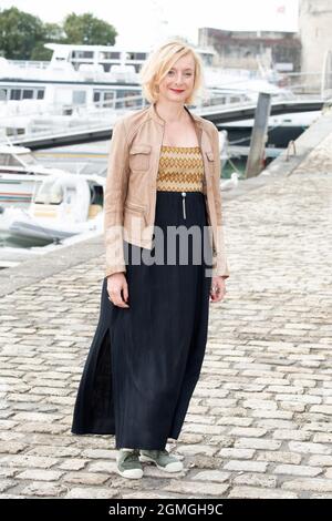 Gaelle Lebert attends HP photocall during the 23rd TV Fiction Festival ...