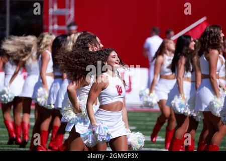 Indiana University’s RedSteppers dance as the Hoosiers play against ...