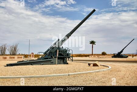 Yuma, Arizona, USA - Julyl 17, 2021: Entrance to the US Army Yuma ...