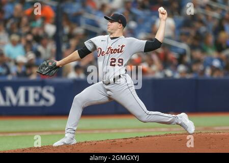 Detroit Tigers starting pitcher Tarik Skubal gets congratulations in ...