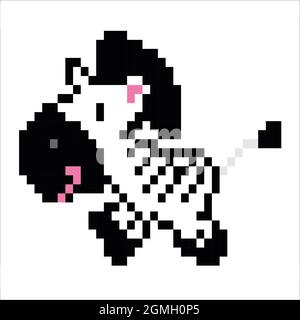 cartoon illustration of a zebra Stock Photo - Alamy