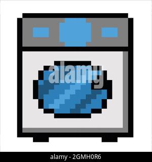 Illustration Washing Machine Icon Stock Photo - Alamy