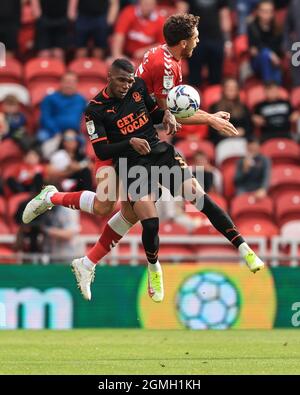 Matt Crooks #25 of Middlesbrough in action during the game during the ...