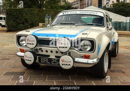 Mark I Ford Escort RS1600 Rally Car on Rally Track at Oulton Park Motor ...