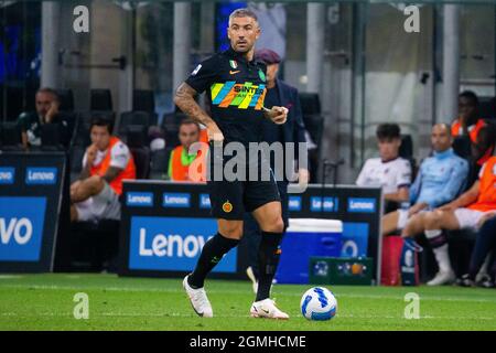 Aleksandar Kolarov (Inter) during the Italian Serie A" match between ...