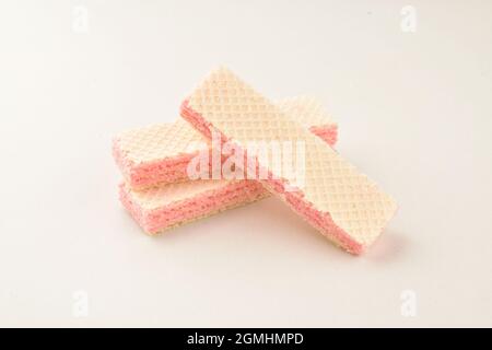 Wafers isolated on white background Stock Photo - Alamy