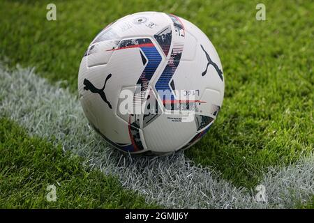 The Puma EFL branded match ball Stock Photo - Alamy